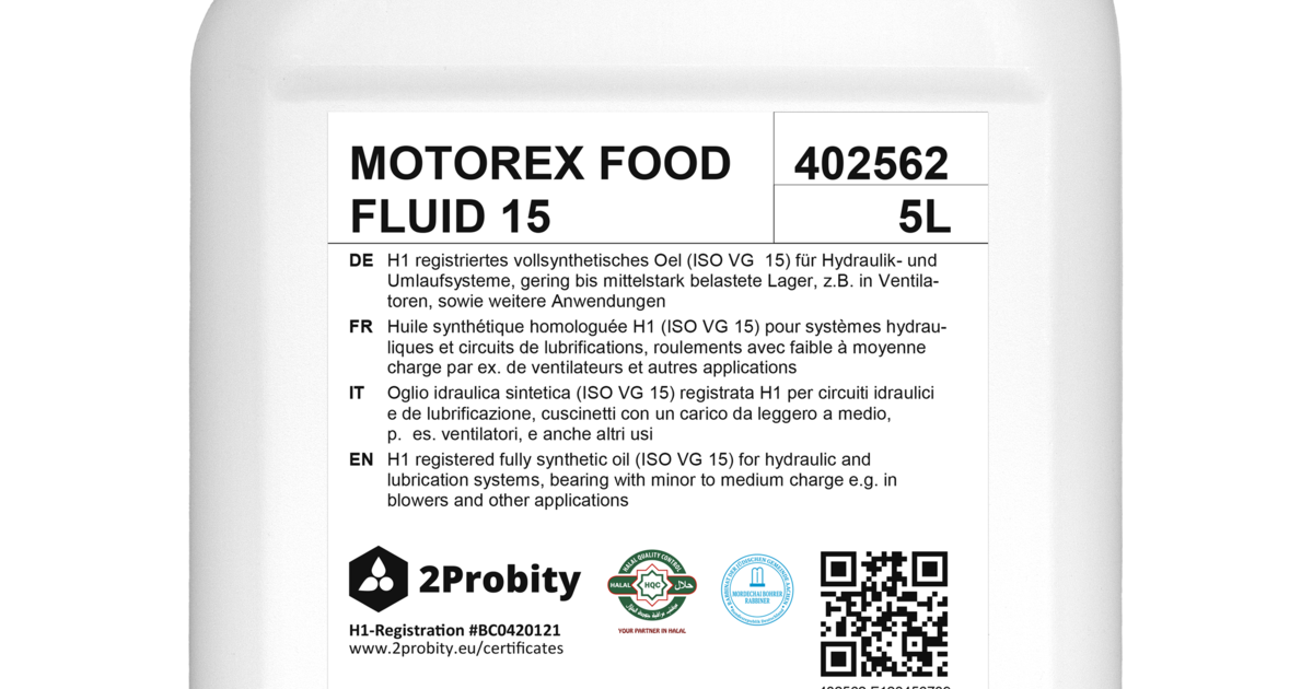 FOOD FLUID 15 - FOOD LINE | MOTOREX